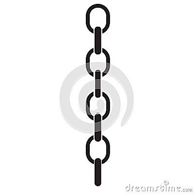 Chains Icon On White Background. Chains Icon For Your Web Site Design ...