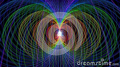 Chakra System Of Human Energy Torus Fields Stock Illustration ...