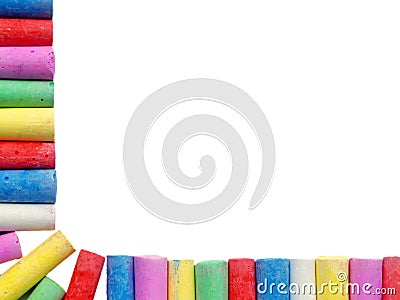 Chalk Border Royalty-Free Stock Image | CartoonDealer.com #4078138