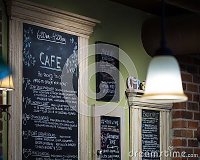 Chalkboard Bakery Menus Stock Photography | CartoonDealer.com #32452580