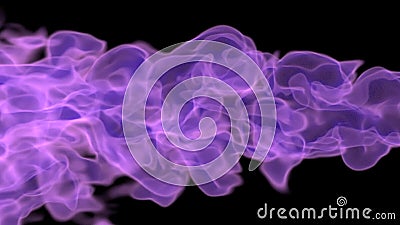 Chama roxa no preto filme. Vídeo de energia, fractal - 73318558
