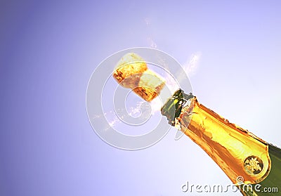 Champagne Explode Royalty Free Stock Photos - Image: 22738