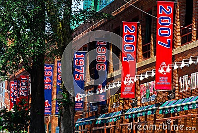 Championship Banners Fenway Park Editorial Stock Photo - Image: 27956038