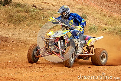 Quad Jumper stock image. Image of quad, jump, daredevil - 491747