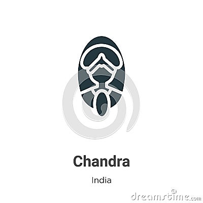 Chandra Vector Icon On White Background. Flat Vector Chandra Icon ...