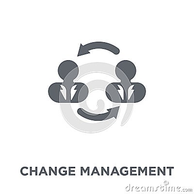 Change Management Icon From Time Managemnet Collection. Cartoon Vector ...