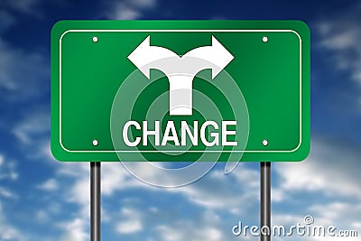 Changing Direction Sign Stock Photography | CartoonDealer.com #13203020