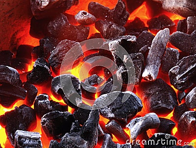 Charcoal Fire Stock Photos - Image: 20283003