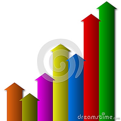Chart Showing Upward Trend Royalty-Free Stock Photography ...