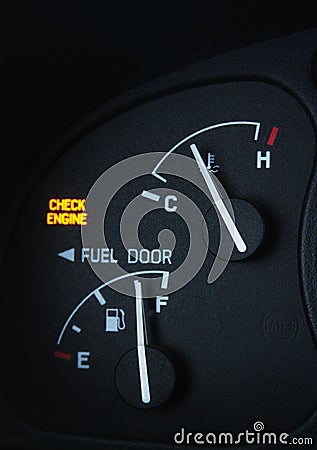 Check Engine Light Stock Photo - Image: 8469300