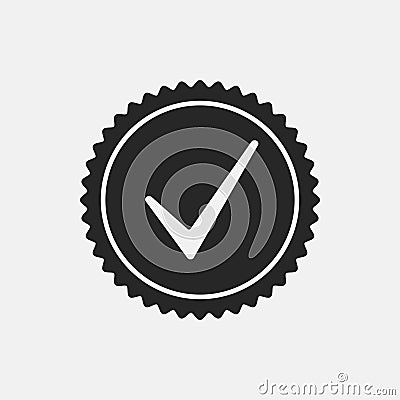 Check Mark Stamp Vector Illustration | CartoonDealer.com #79390624