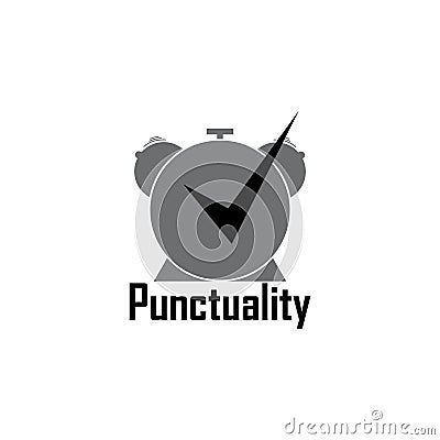 Check Mark Watch Punctual Symbol Vector | CartoonDealer.com #152509558