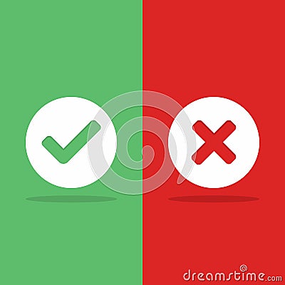 Check And Wrong Marks, Tick And Cross Marks, Accepted Rejected ...