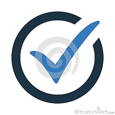Checker, Tick, Correct Tick Icon Cartoon Vector | CartoonDealer.com ...