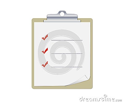 Checklist On Clipboard Royalty-Free Cartoon | CartoonDealer.com #40310618