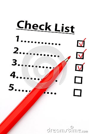 Blue checklist stock photo. Image of boxes, targets, successful - 9733810