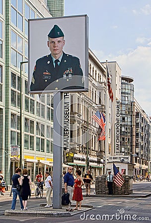 Checkpoint Charlie Editorial Stock Image - Image: 10782549
