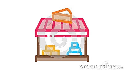 Cheese shop Icon Animation stock video. Video of gourmet - 206566283