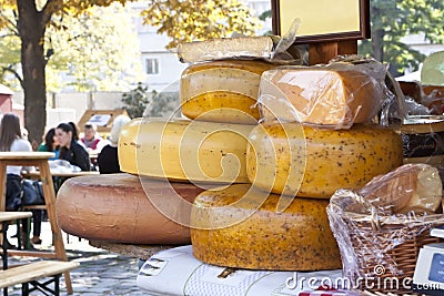 Cheese from a small farm - Stock Image - Everypixel