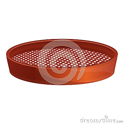 Chef Sieve Icon, Cartoon Style Vector Illustration | CartoonDealer.com ...
