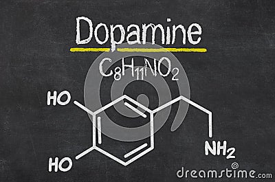 Chemical Formula Of Dopamine Stock Illustration - Image: 45597957