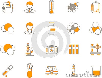 Chemical Icons Royalty Free Stock Images - Image: 20620849