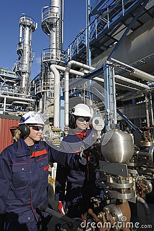Chemical Oil And Gas Engineer Royalty Free Stock Photo - Image: 7589005
