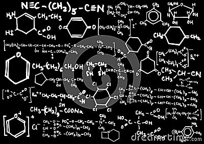 Chemische Formel Stockfoto - Bild: 12200460
