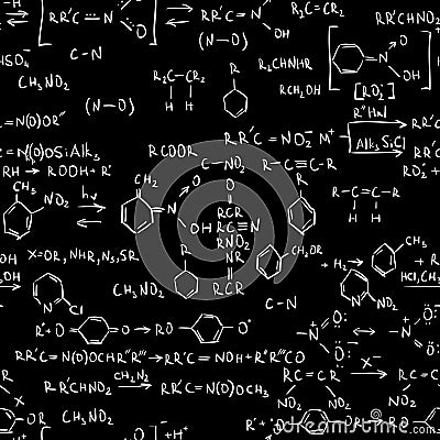 Chemistry Formulas Royalty Free Stock Photography - Image: 13689147