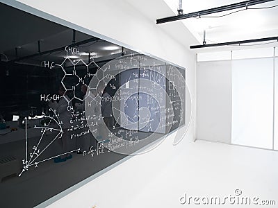 Chemistry Lab Blackboard Stock Photos - Image: 31258663