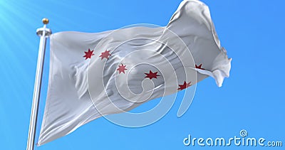 The Cherokee Peace Flag. Loop Stock Footage - Video of north, loop ...