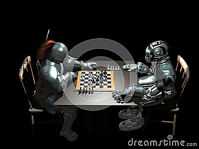 Strange Chess Competition Stock Photo | CartoonDealer.com #187871940