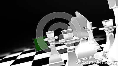 Chess Pieces Animation, Board Game. Stock Video - Video of game, king ...