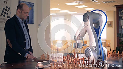 Innovative Gaming Emulator, Robot Playing Chess with a Human ...