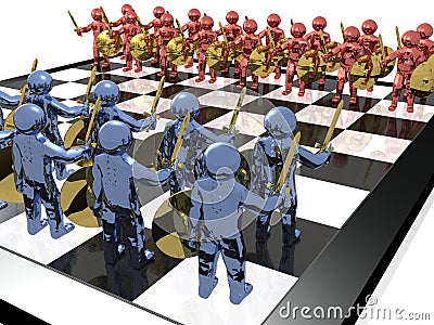 Chess Warriors Royalty-Free Stock Photo | CartoonDealer.com #14372001