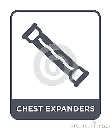 Chest Expanders Icon In Trendy Design Style. Chest Expanders Icon ...
