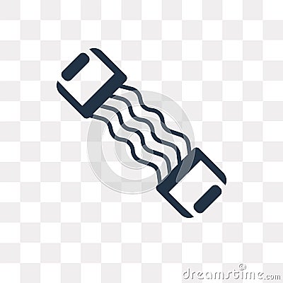 Chest Expanders Vector Icon Isolated On Transparent Background ...