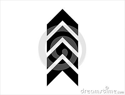 Chevron Silhouette Vector Art White Background | CartoonDealer.com ...