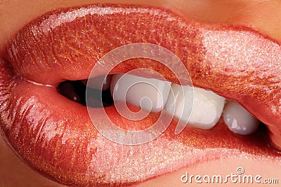 Chewing Lips Stock Photos - Image: 12923223