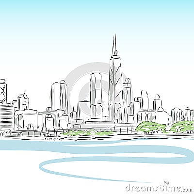 Buildings Line Drawing Stock Illustrations – 5,427 Buildings Line ...