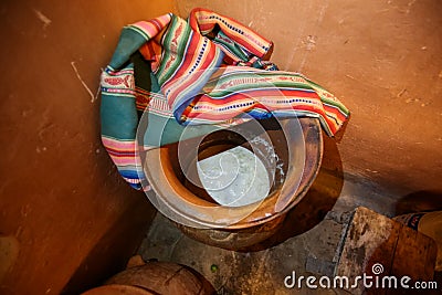 Chicha - Fermented Traditional Drink Of Peruvians, Made Of Corn Stock ...