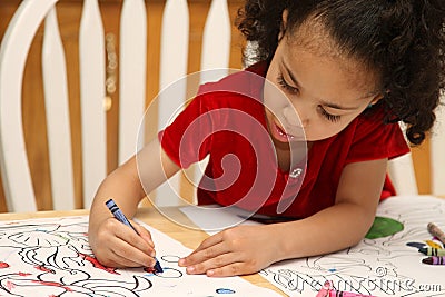 Child Coloring Stock Image | CartoonDealer.com #4591213