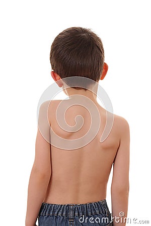 Child's Back Royalty Free Stock Photos - Image: 4474138