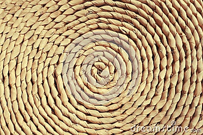 Chinese Reed Leaves Woven Spiral Shape Crafts Of Background Royalty ...
