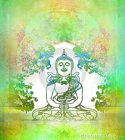 Chinese Traditional Artistic Buddhism Pattern Royalty-Free Stock Photo ...