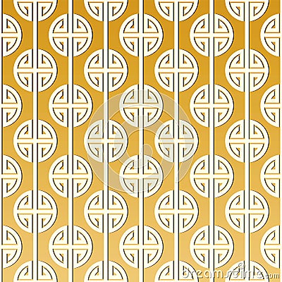 Chinese Type Golden Pattern/ Illustration Royalty Free Stock Photo ...