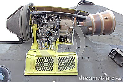 Chinook Helicopter Jet Engine Stock Photo - Image: 25781950