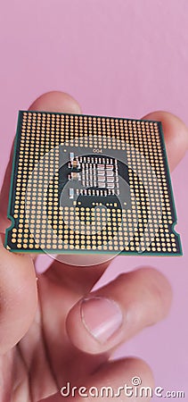 Chip, CPU, Gold, Circuit, Pinout, Computer, Microprocessor, Scrap ...