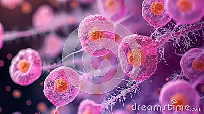 Chlamydia Trachomatis Bacteria Under A Microscope AI Generated Stock ...