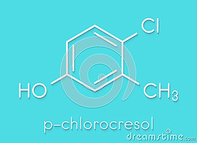 Chlorocresol P-chlorocresol Antiseptic And Preservative Molecule ...